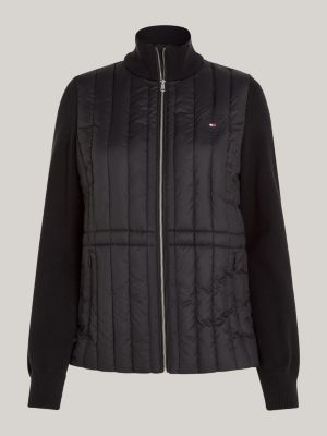 Leichtgewichtige Wattierte Jacke Schwarz Tommy Hilfiger