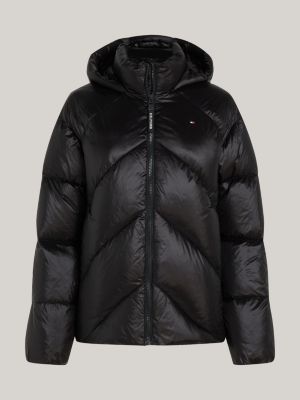 Leichtgewichtige Stepp Jacke Mit Wattierung Schwarz Tommy Hilfiger
