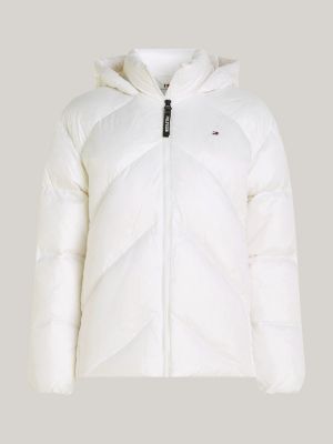 Leichtgewichtige Stepp Jacke Mit Wattierung Weiß Tommy Hilfiger
