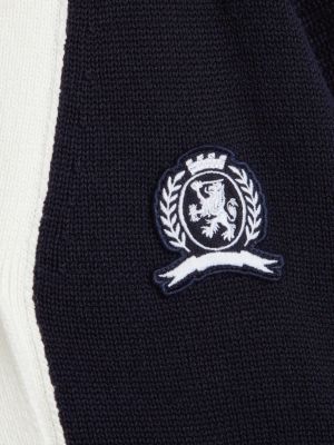 Relaxed Vest Met Signature Streep En Embleem Blauw Tommy Hilfiger