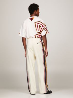 Tommy X Pendleton Relaxed Chino Met Valley Stripe Wit Tommy Hilfiger