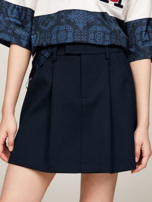 Tommy X Clot Flare Stripe Mini Skirt Blue Tommy Hilfiger