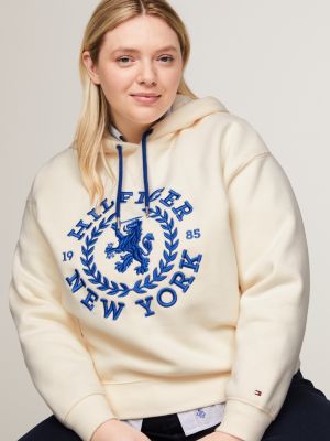 Curve Crest Logo Hoody Beige Tommy Hilfiger
