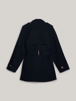 Adaptive Belted Trench Coat Blue Tommy Hilfiger