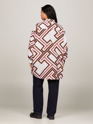 Tommy X Pendleton Curve Prep Overhemd Wit Tommy Hilfiger