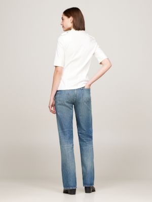 Utility Regular Fit Short Sleeve Shirt White Tommy Hilfiger