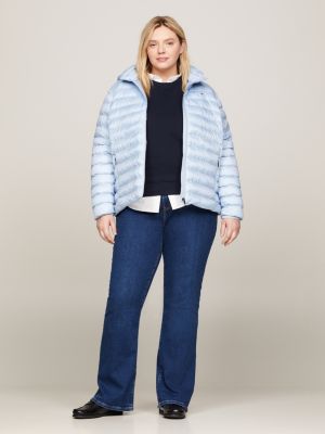 Curve Global Stripe Padded Jacket Blue Tommy Hilfiger