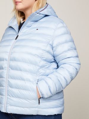 Curve Global Stripe Padded Jacket Blue Tommy Hilfiger