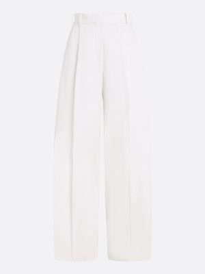 Crest Pressed Wide Leg Chinos White Tommy Hilfiger