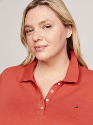 Curve 1985 Collection Regular Fit Polo Red Tommy Hilfiger